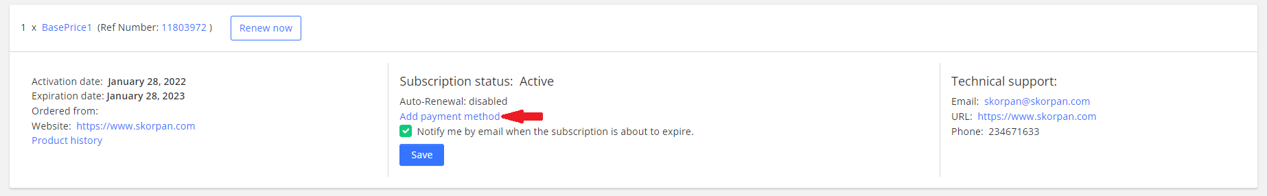 Payment methods management in 2Checkout myAccount | Documentation | 2Checkout